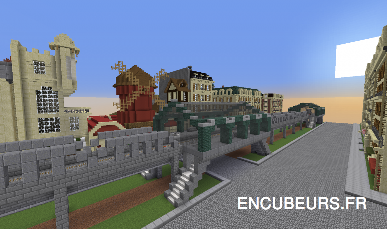 Paris in Minecraft Minecraft Map