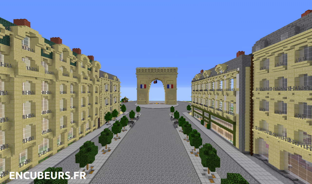 Paris in Minecraft Minecraft Map