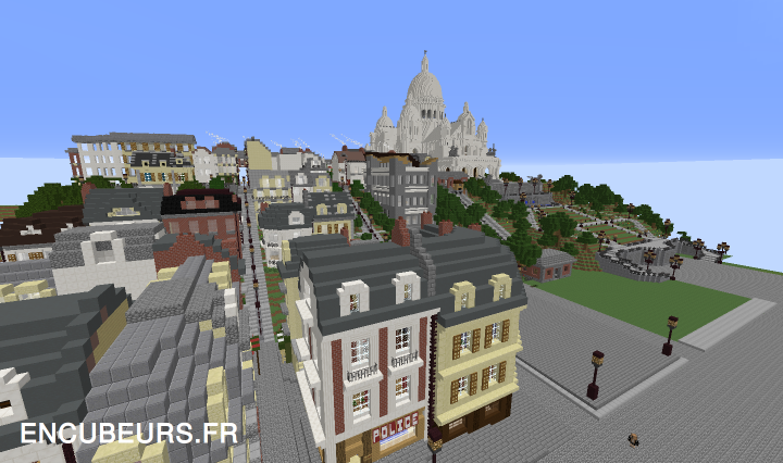 Paris in Minecraft Minecraft Map
