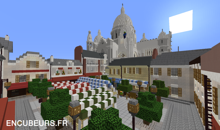 Paris in Minecraft Minecraft Map