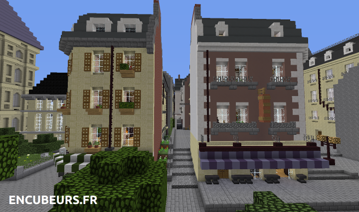 Paris in Minecraft Minecraft Map