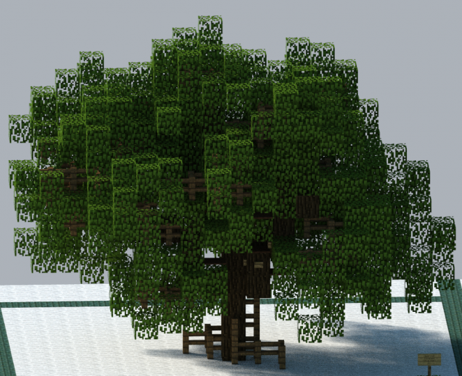 Quercus Douglasii (Fullgrown Tree) Minecraft Map