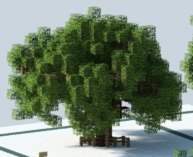 Quercus Douglasii (Fullgrown Tree) Minecraft Map