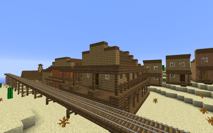Abandoned Wild West Minecraft Map