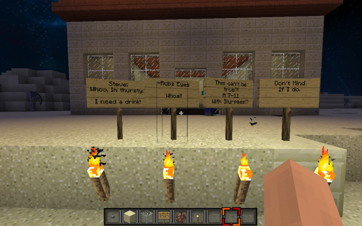 Steve Finds a 7-11?! Minecraft Map