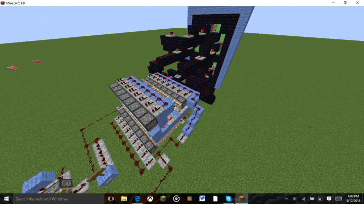 Redstone 10 Second Digital Clock Minecraft Map