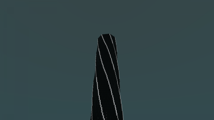 Minecrafts First - Octa-sided Twisting Tower Minecraft Map