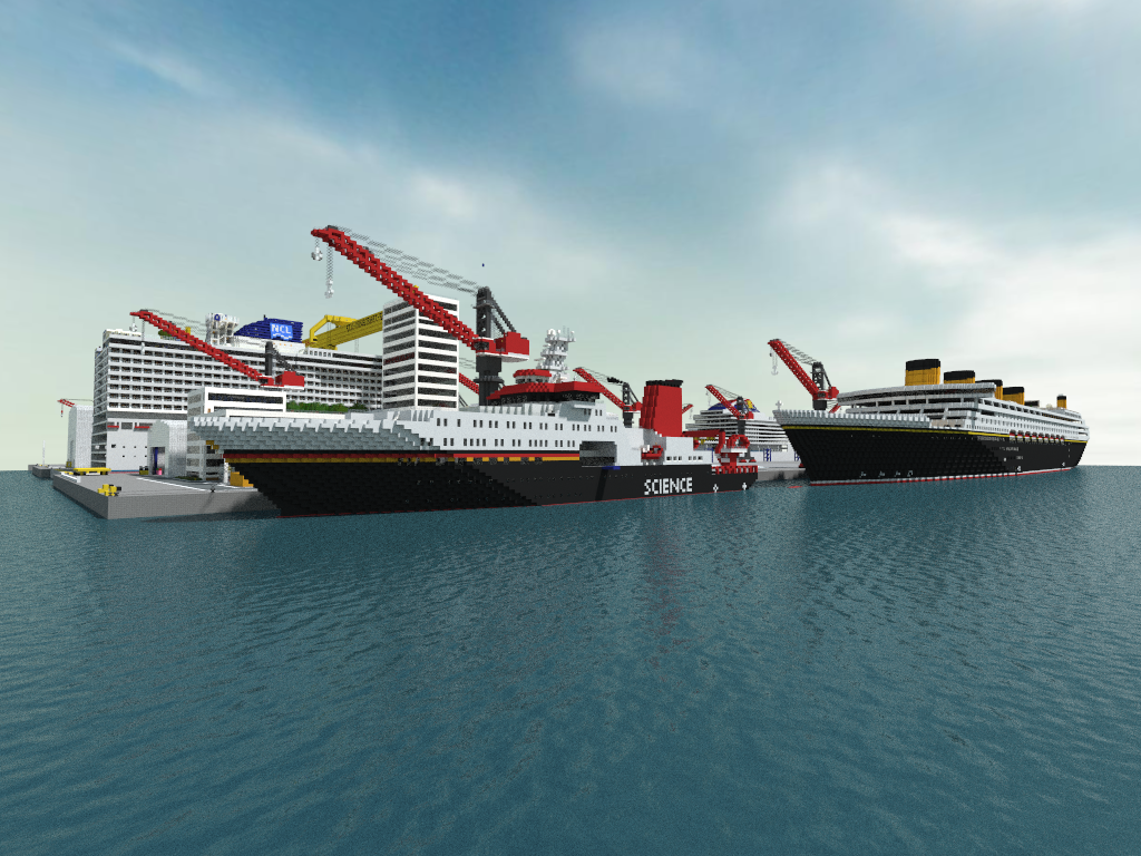 STX-Minecraft Shipyard Minecraft Map