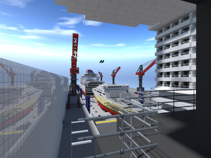 STX-Minecraft Shipyard Minecraft Map