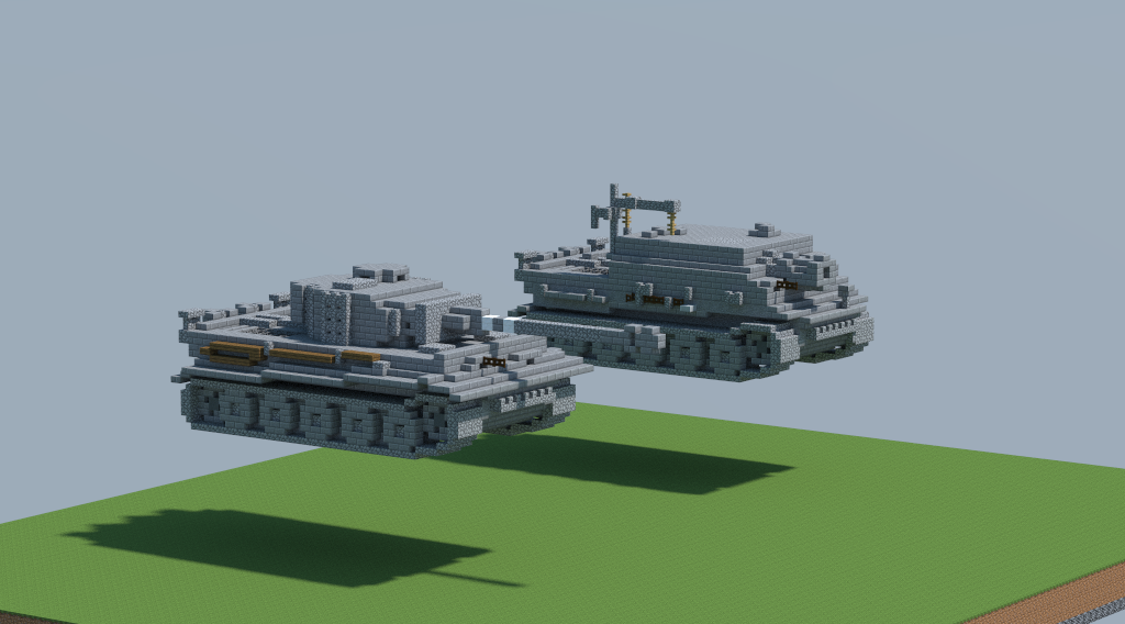 Panzer Vl Tiger 1 & Strum Tiger (4:1) Minecraft Map