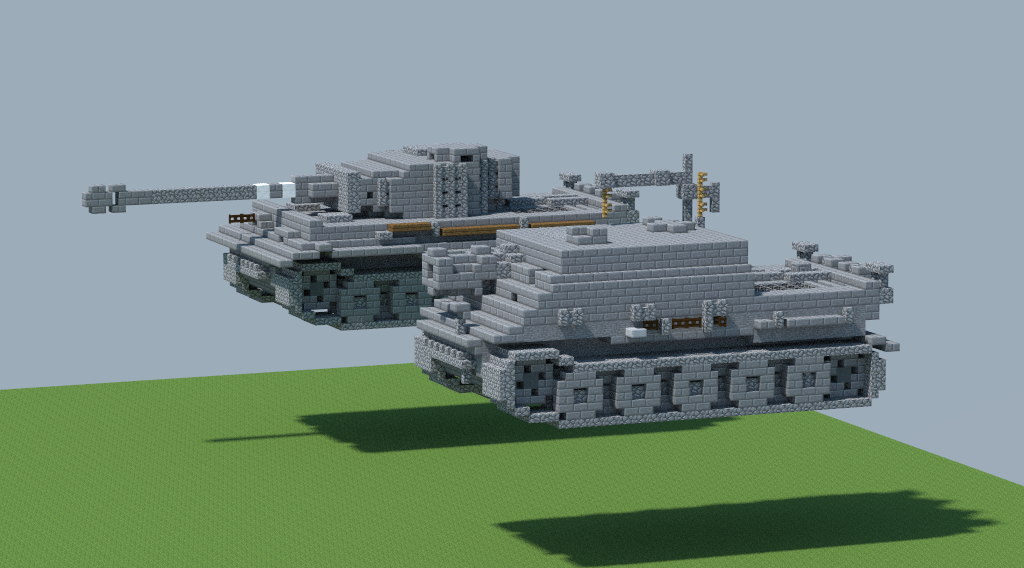 Panzer Vl Tiger 1 & Strum Tiger (4:1) Minecraft Map