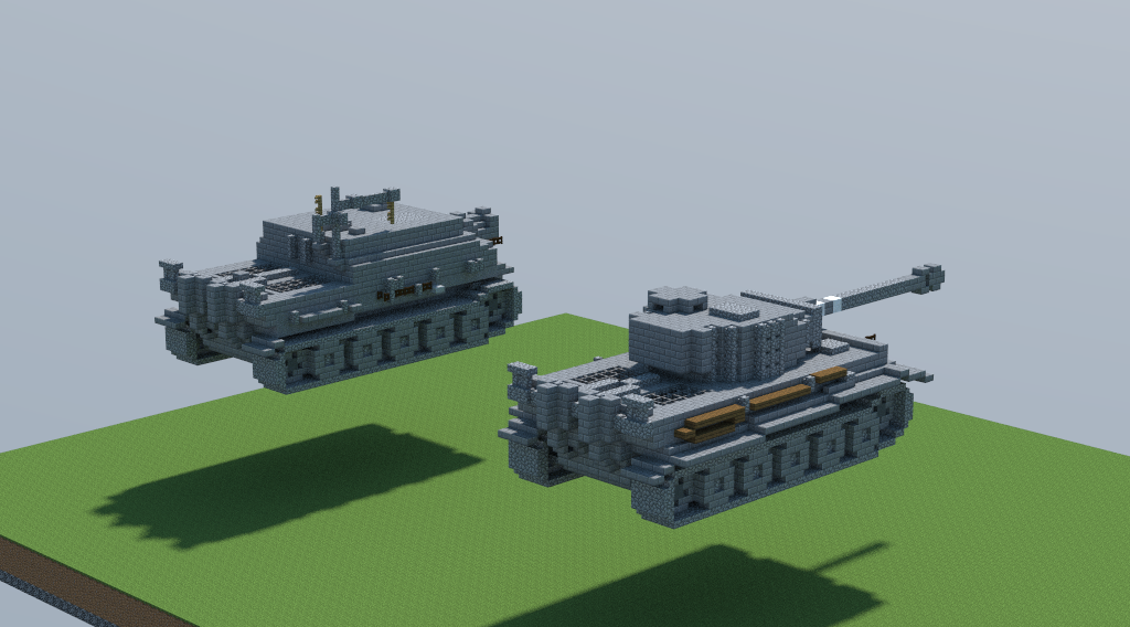 Panzer Vl Tiger 1 & Strum Tiger (4:1) Minecraft Map