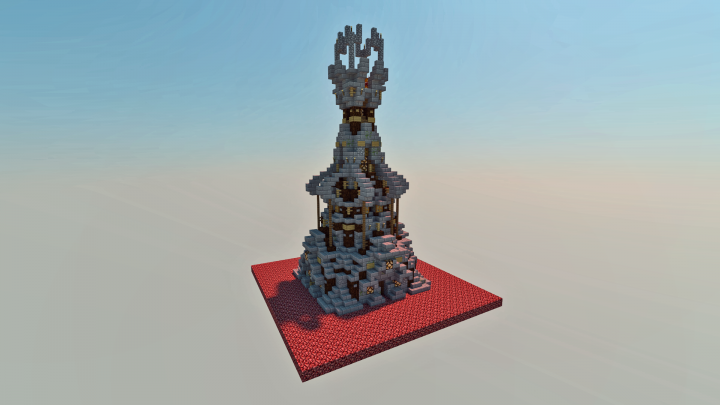 Little Concept of Nether Tower Minecraft Map