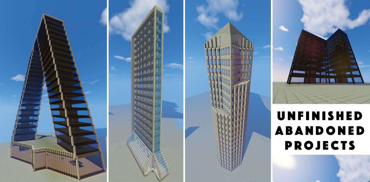 UNFINISHED/ABANDONED PROJECTS - SKYSCRAPERS Minecraft Map