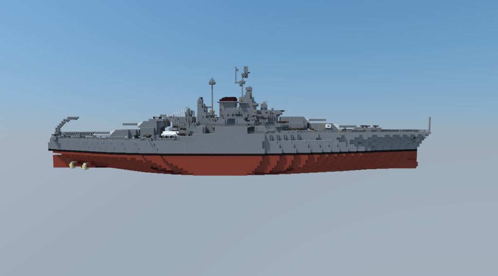 USS Battleship West Virginia (1944) Minecraft Map