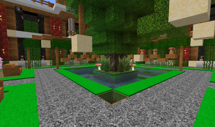 Giant Square House Minecraft Map