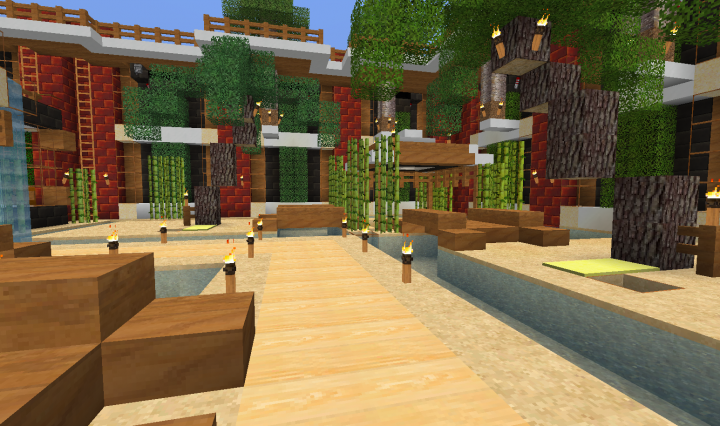 Giant Square House Minecraft Map