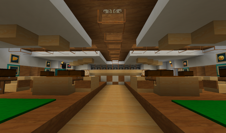 Giant Square House Minecraft Map