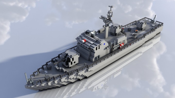 3:1 scale Chamsuri class patrol boat Minecraft Map