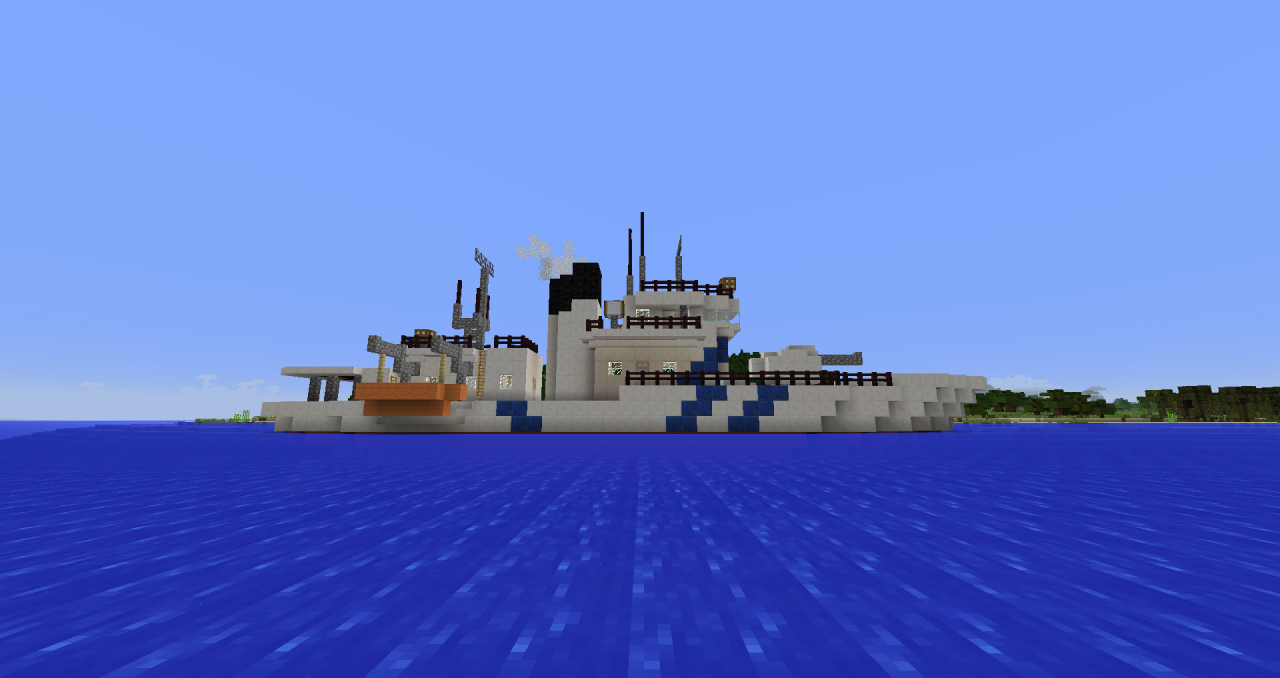 Modern Coast Guard Vessel Minecraft Map