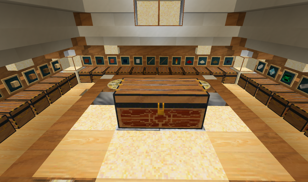 Giant Square House Minecraft Map