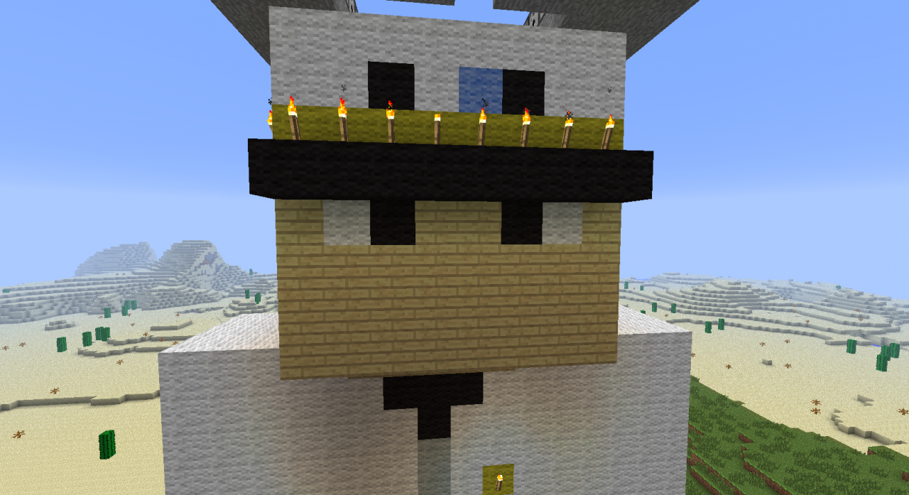 Burning Captain Cookie!!! 1.5.1 Map Minecraft Map