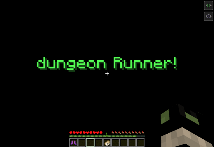 dungeon runner Minecraft Map