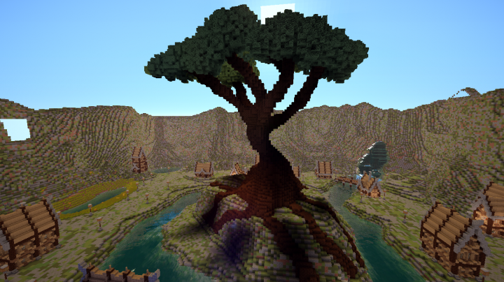 Aesir - Towny Spawn (Beginner build) Minecraft Map