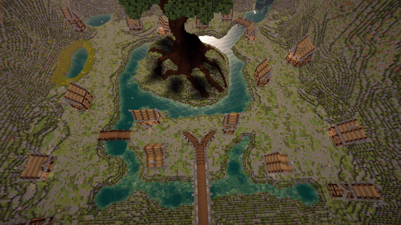 Aesir - Towny Spawn (Beginner build) Minecraft Map