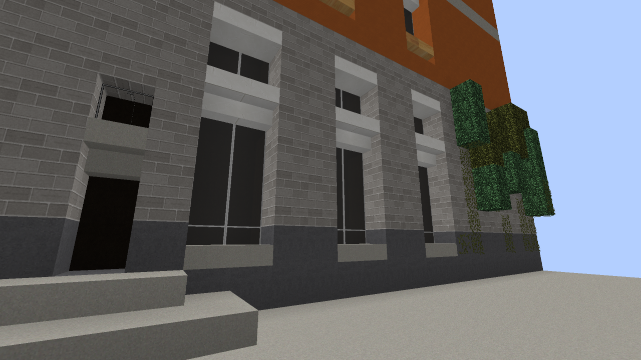 LEGO Modular: Town Hall - Minecraft Adaptation Exterior Minecraft Map