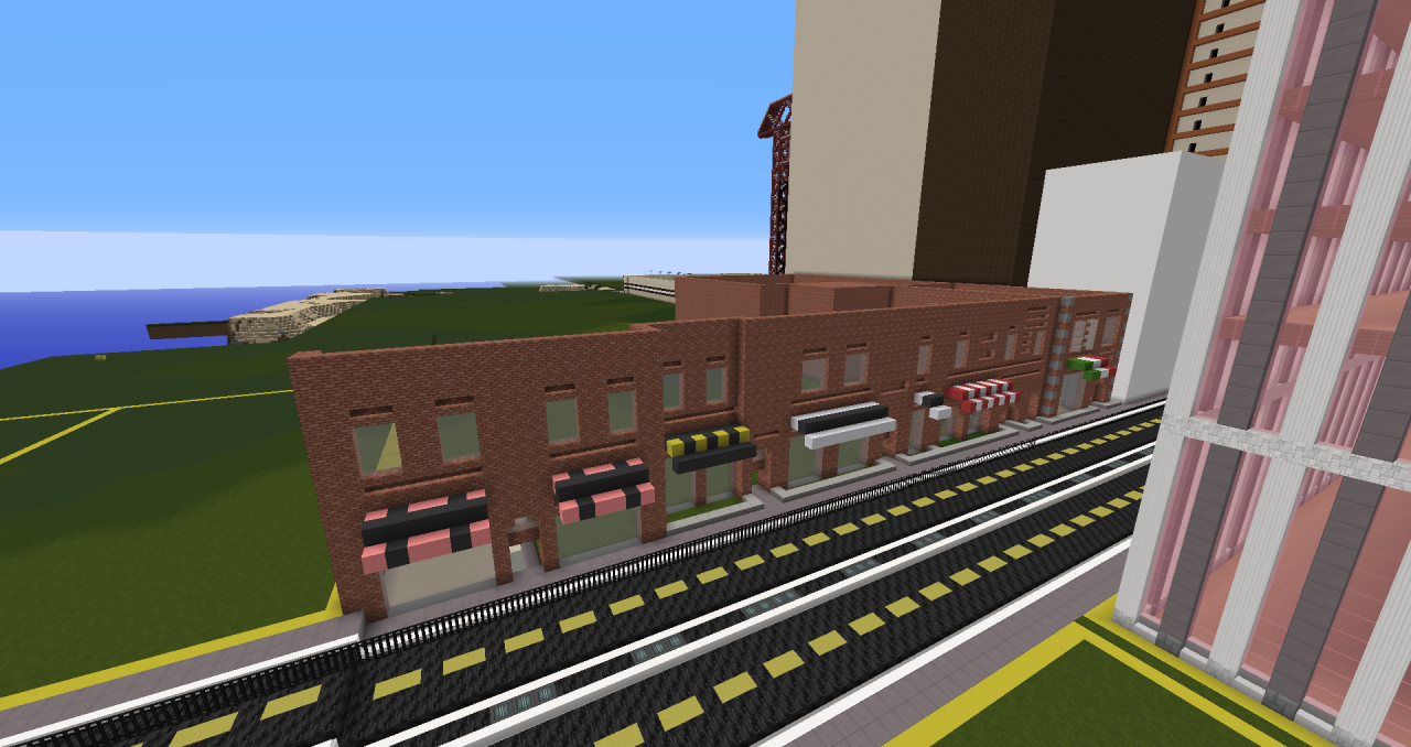 Brick Shops Minecraft Map