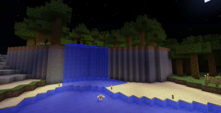 Squidwards Tiki Land from Spongebob Square Pants Minecraft Map