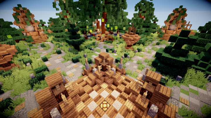 Restrame Hub | Lobby By PixelMania [DOWNLOAD] Minecraft Map