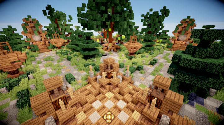 Restrame Hub | Lobby By PixelMania [DOWNLOAD] Minecraft Map