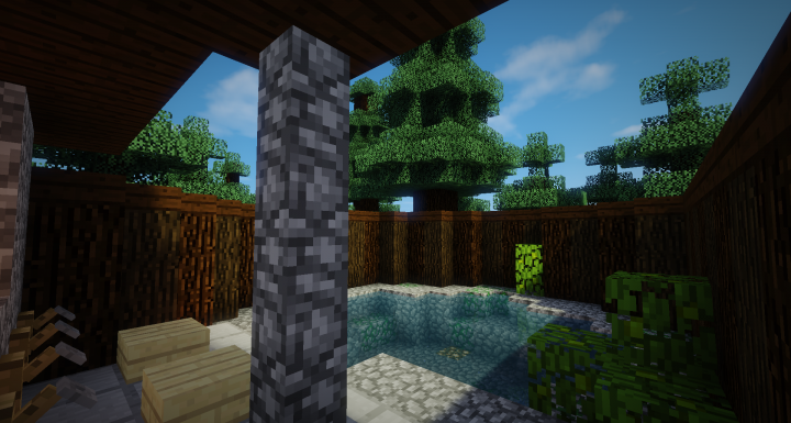 [DS] Japanese Onsen/Inn with zen lake Minecraft Map