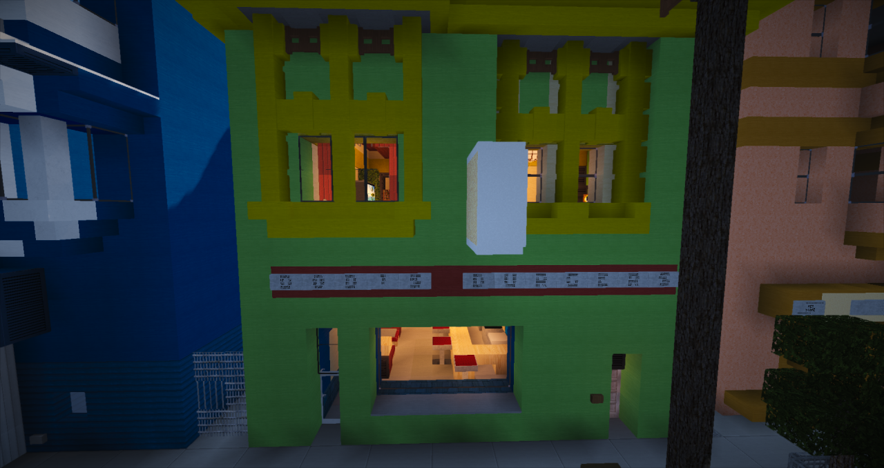 Modern Restaurant - Bob's Burgers Minecraft Map