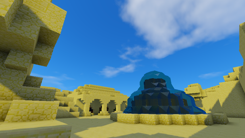 Lost Desert Temple Minecraft Map