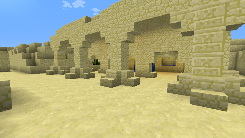 Lost Desert Temple Minecraft Map
