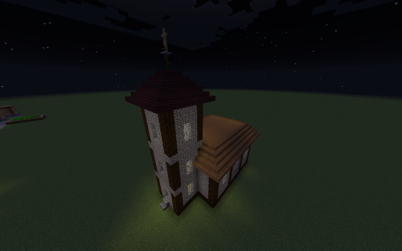 Upgraded Vanilla Church Schematic Minecraft Map