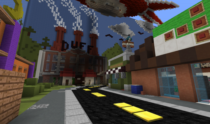 Simpsons Hide & Seek (No Plugins Necessary) Minecraft Map