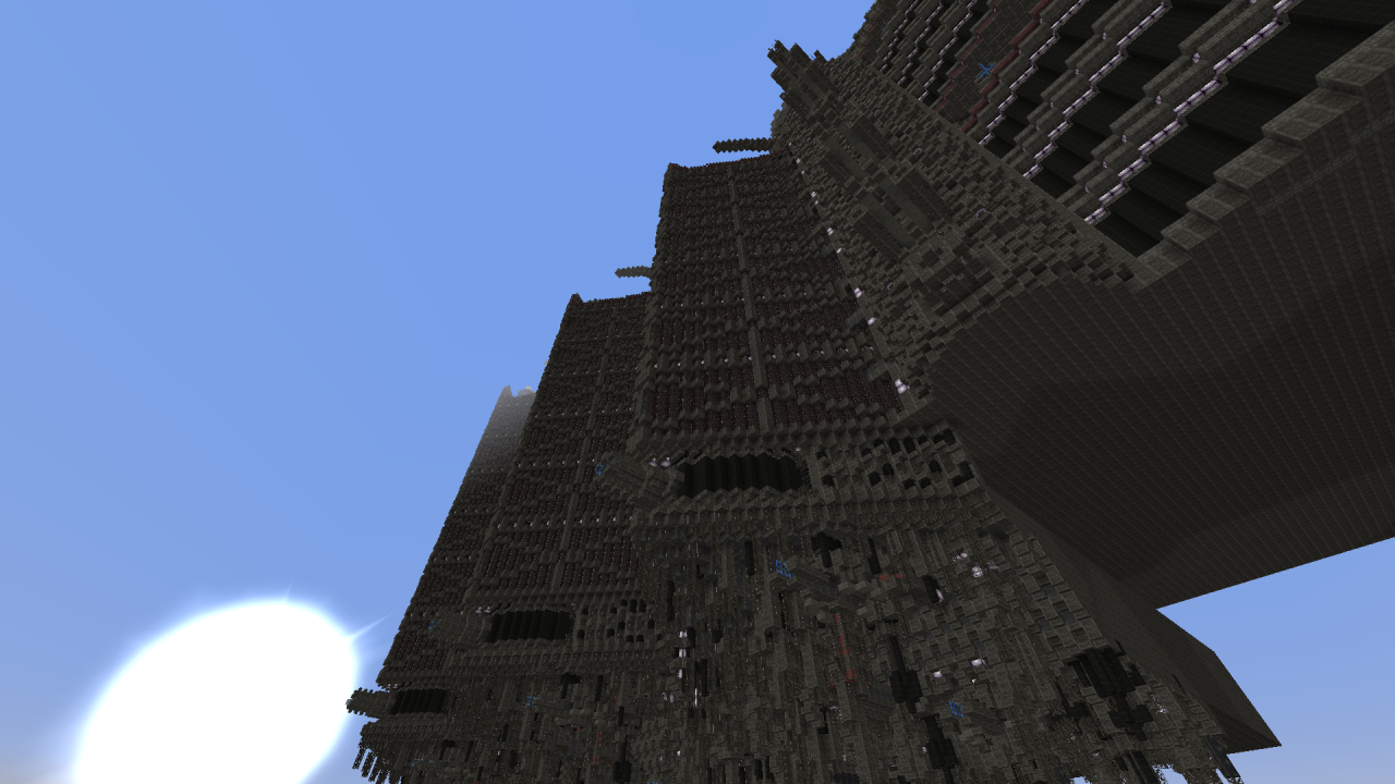 World biggest Spaceship - Warhammer 40k (Still building) Minecraft Map