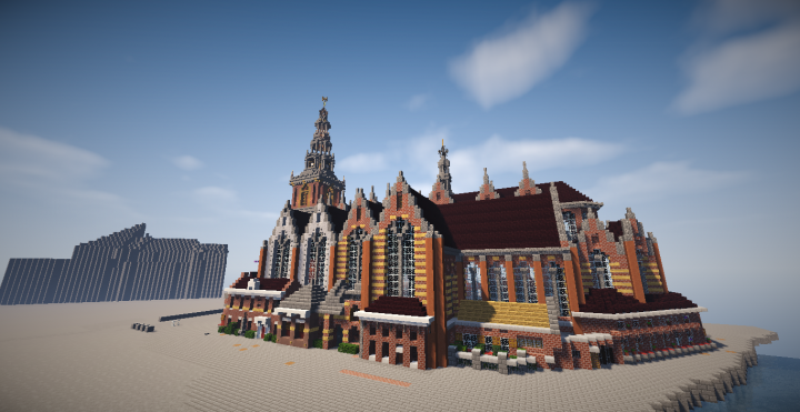 Oude Kerk Amsterdam 1:1 - Project Amsterdam Minecraft Map