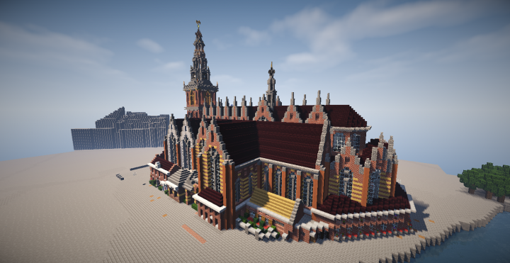 Oude Kerk Amsterdam 1:1 - Project Amsterdam Minecraft Map
