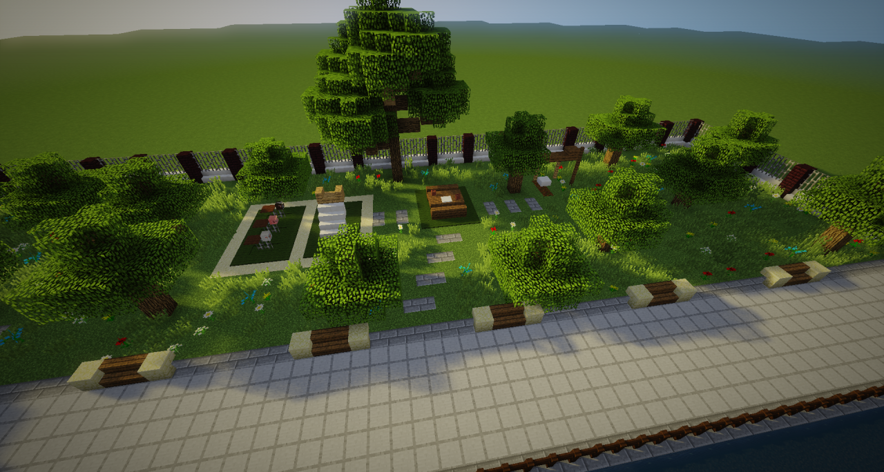 [DS] Japanese Onsen/Inn with zen lake Minecraft Map