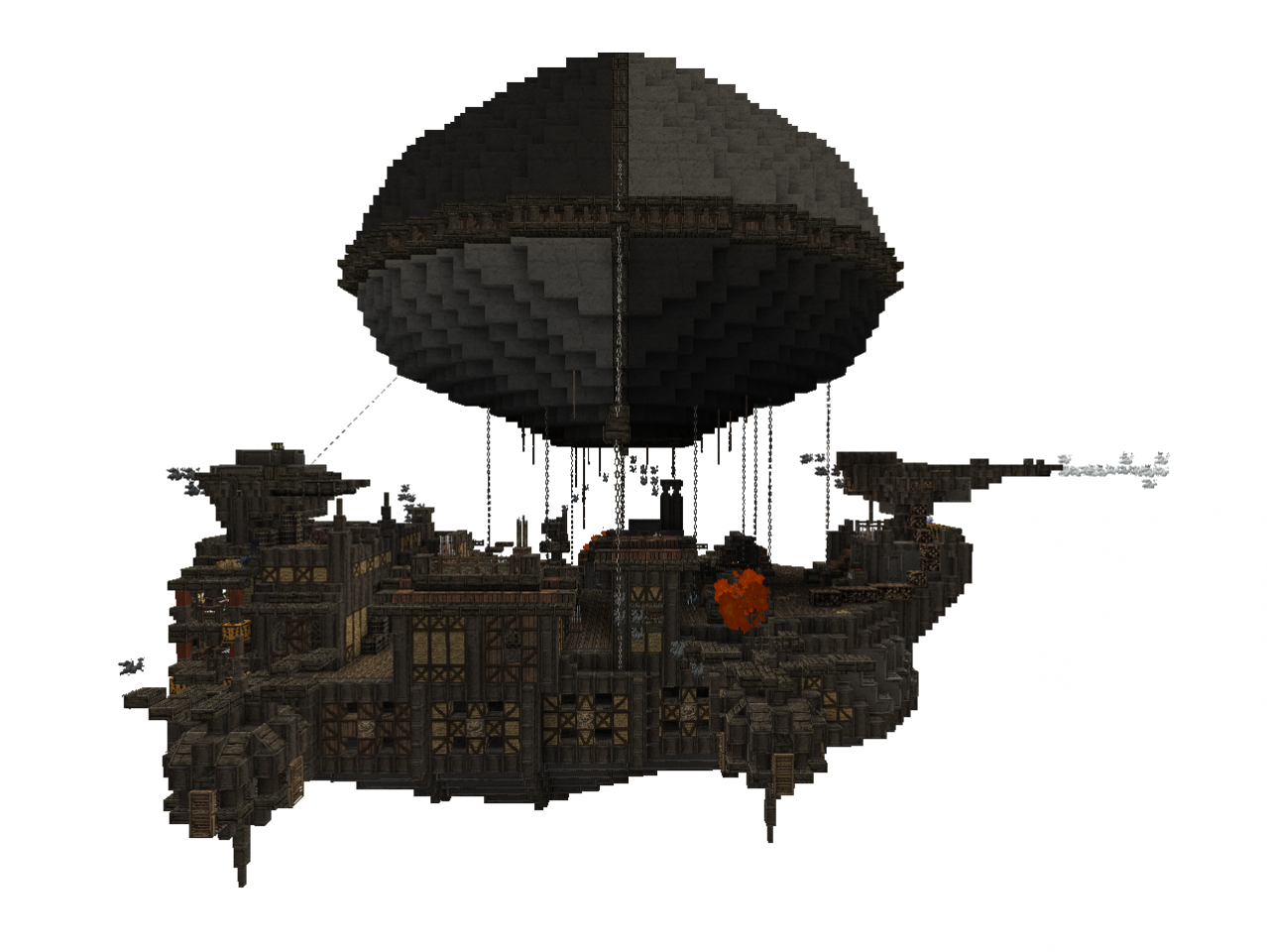 CopperBird. Heavy airship Minecraft Map