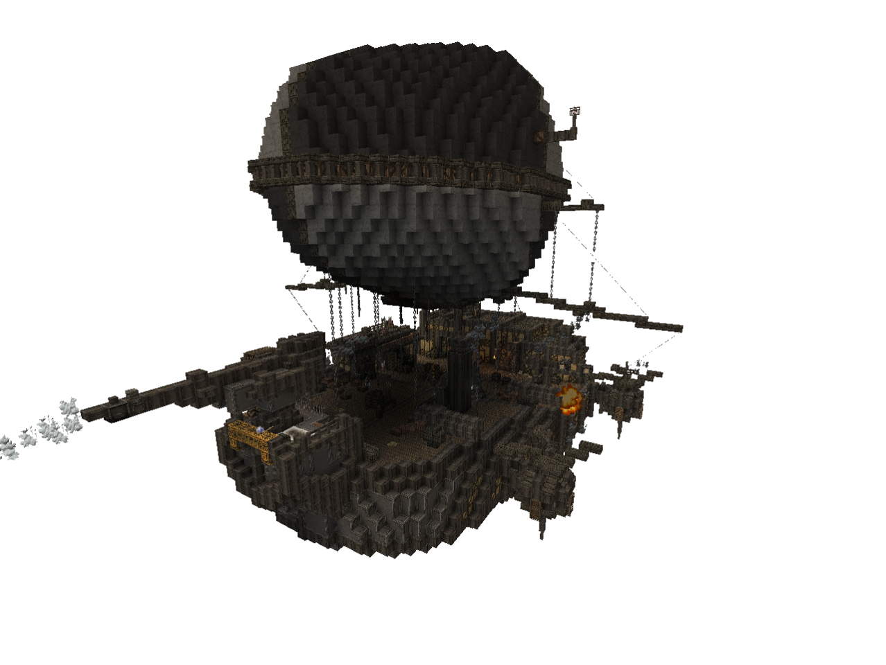 CopperBird. Heavy airship Minecraft Map