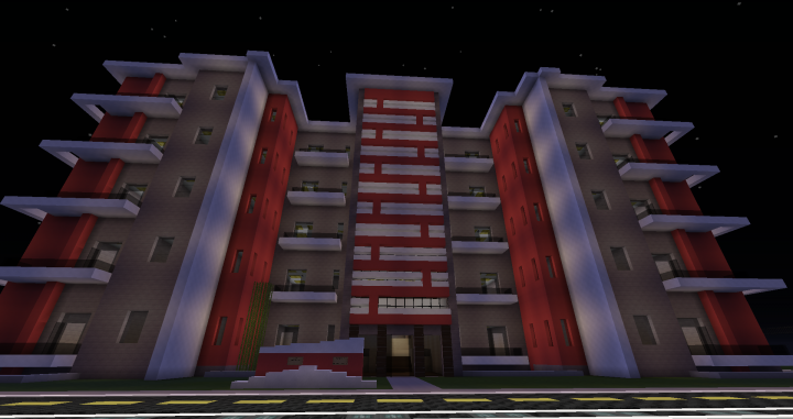 Crest Apartment Complex Minecraft Map