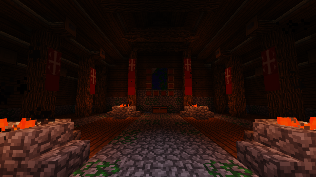 Underground Stronghold and Uhh, Other place. Minecraft Map