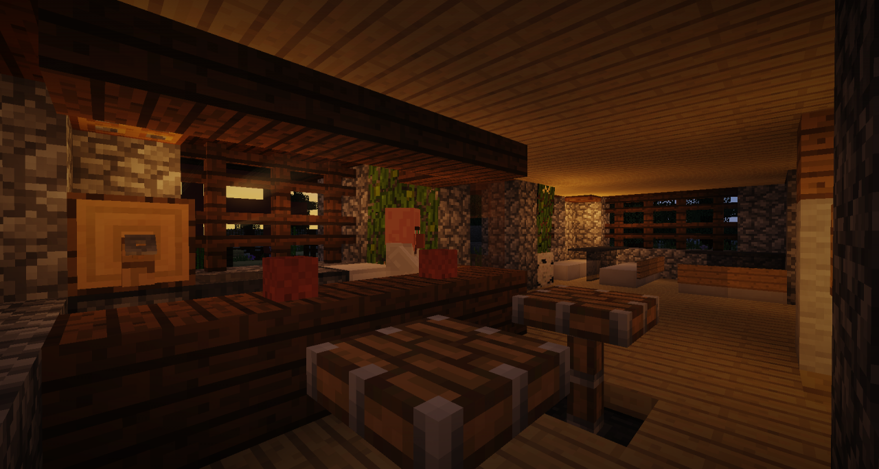 [DS] Japanese Onsen/Inn with zen lake Minecraft Map