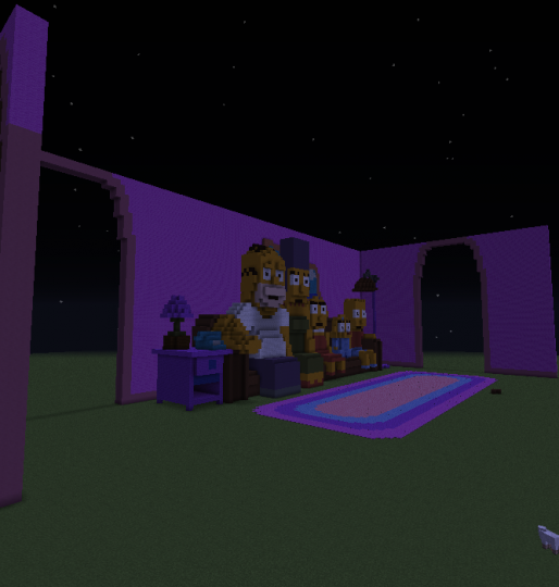 Simpsons House Minecraft Map